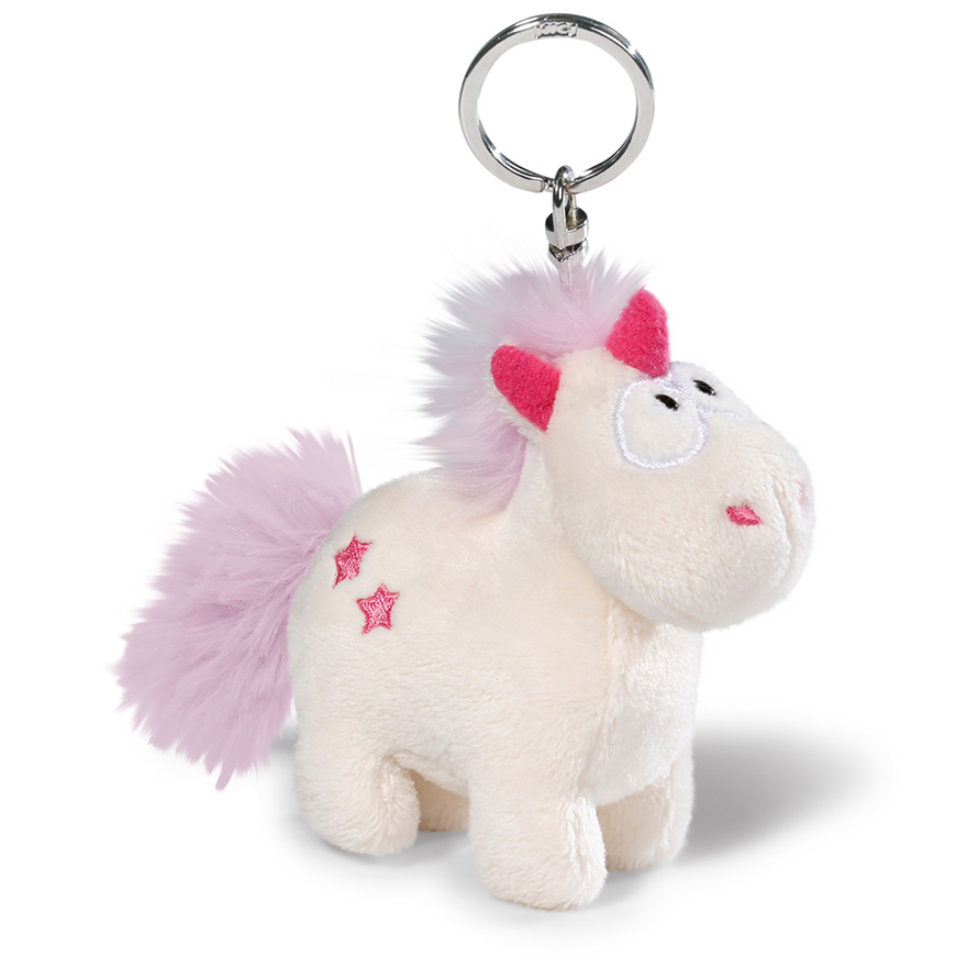 NICI Theodor & Friends Theodor Unicorn Keyring | plushpaws.co.uk