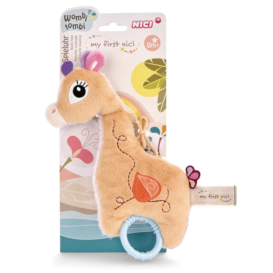 My First NICI Sasuma Giraffe Music Box | plushpaws.co.uk