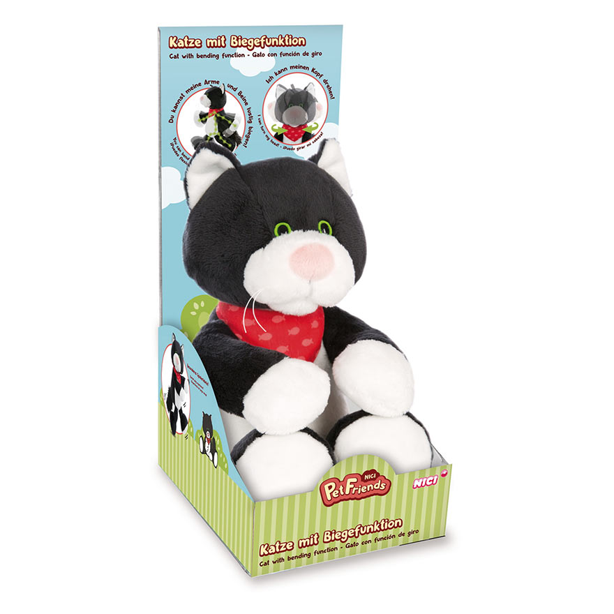 NICI Pet Friends Pepper Cat | plushpaws.co.uk