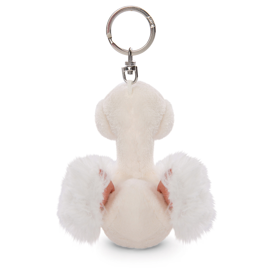 NICI Love Classic Love Swan Keyring | plushpaws.co.uk