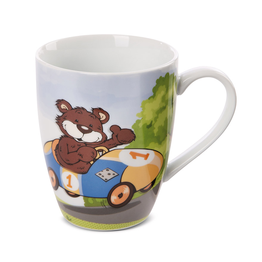 NICI Classic Malo Chocolate Bear Mug | plushpaws.co.uk