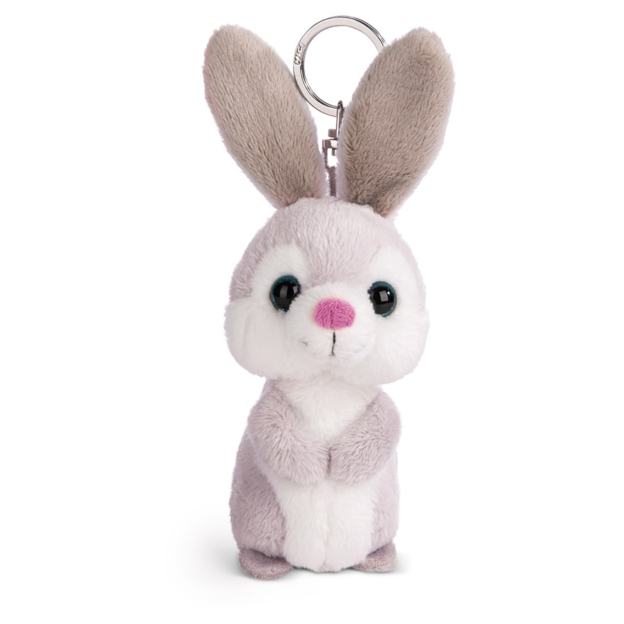 NICI Magical Forest Fluffy Fynn Rabbit Keyring | plushpaws.co.uk
