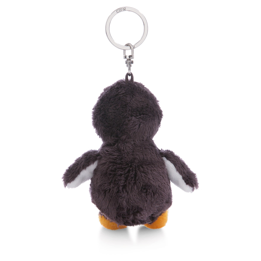 NICI Cosy Winter Stas Penguin Keyring | plushpaws.co.uk
