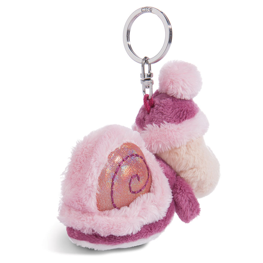 NICI Cosy Winter Soa Snail Keyring | plushpaws.co.uk