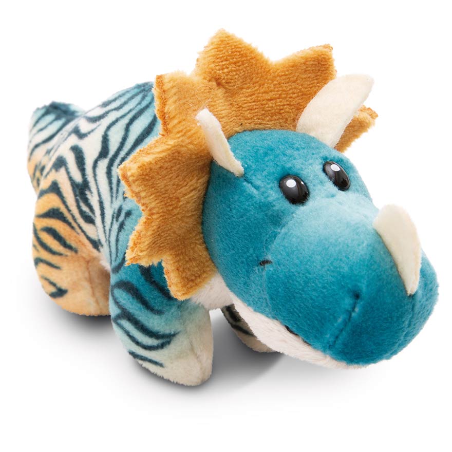 NICI Dinos Cerastupsy Triceratops with Teal Volcano | plushpaws.co.uk