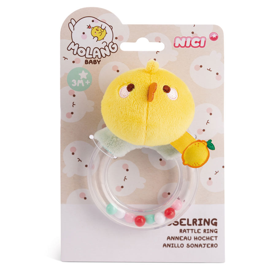 NICI MOLANG Piu Piu Ring Rattle | plushpaws.co.uk