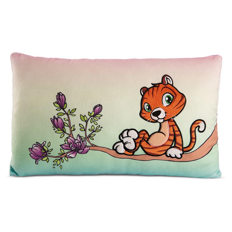 NICI Sunset Dreams Mandarina Tiger Cushion | plushpaws.co.uk