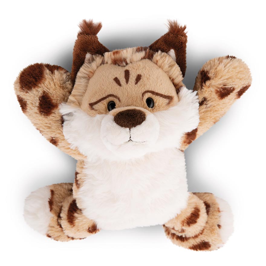NICI Wild Friends Lyka Lynx Lying | plushpaws.co.uk