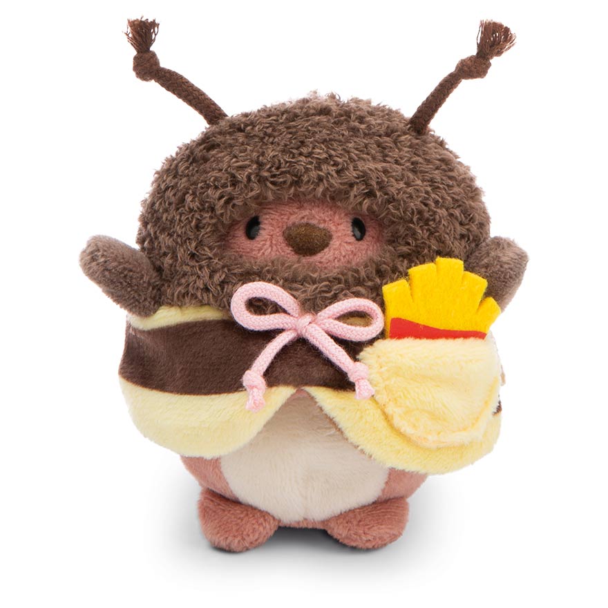 NICI mymochi Nomo Bear with French Fries and Bee Costume | plushpaws.co.uk