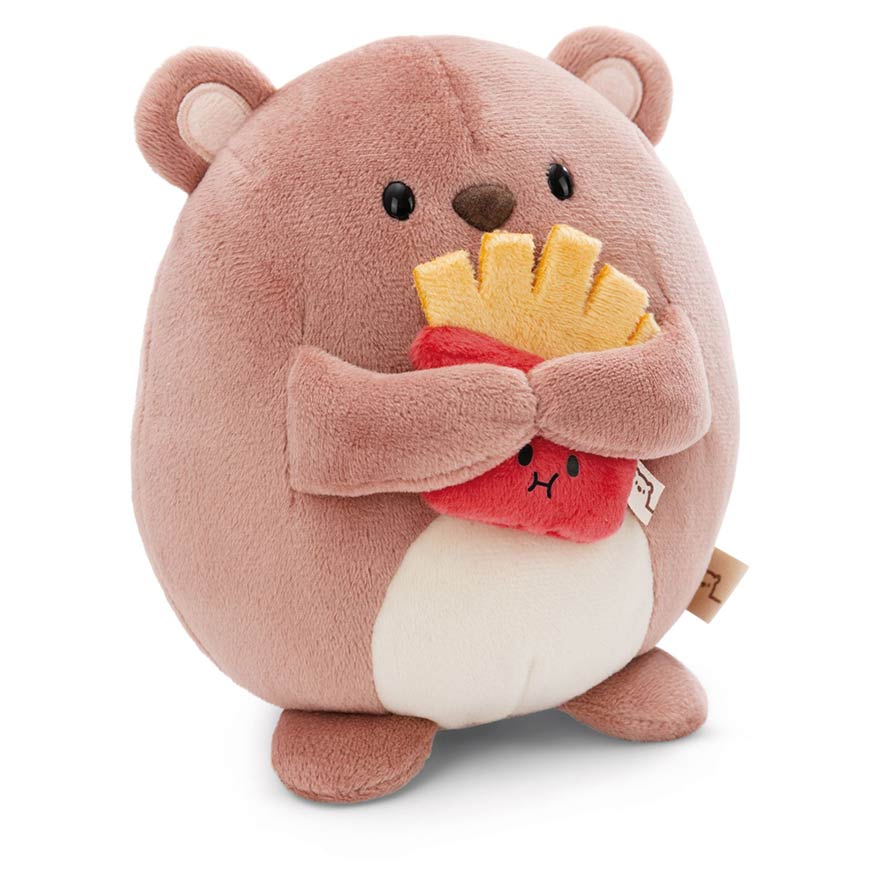 NICI mymochi Nomo Bear with French Fries | plushpaws.co.uk
