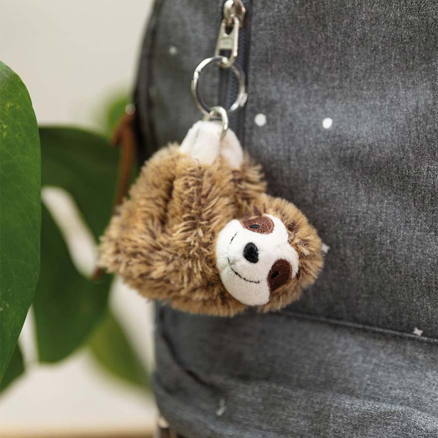 NICI Slobby Sloth Keyring | plushpaws.co.uk