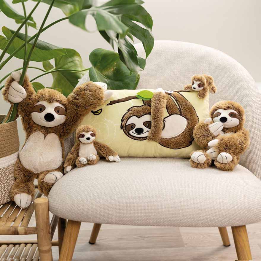 NICI Slobby Sloth with Velco Hands | plushpaws.co.uk