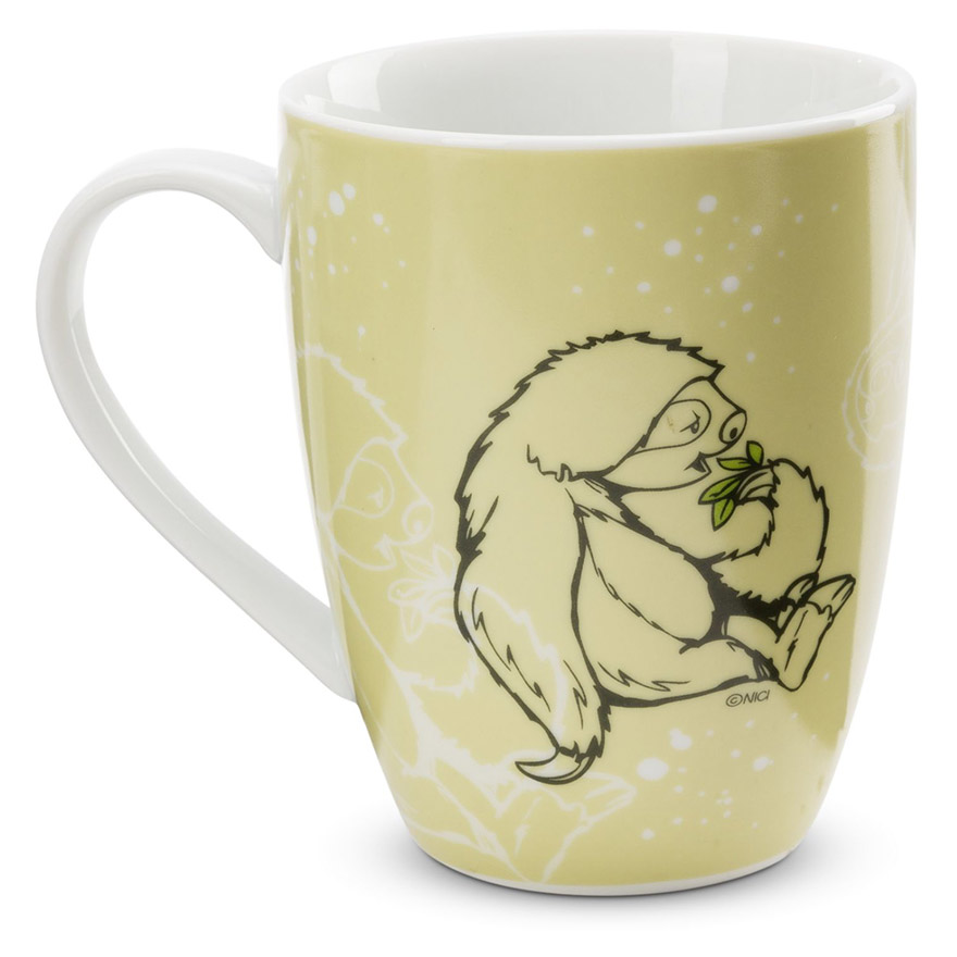 NICI Slobby Sloth Mug | plushpaws.co.uk