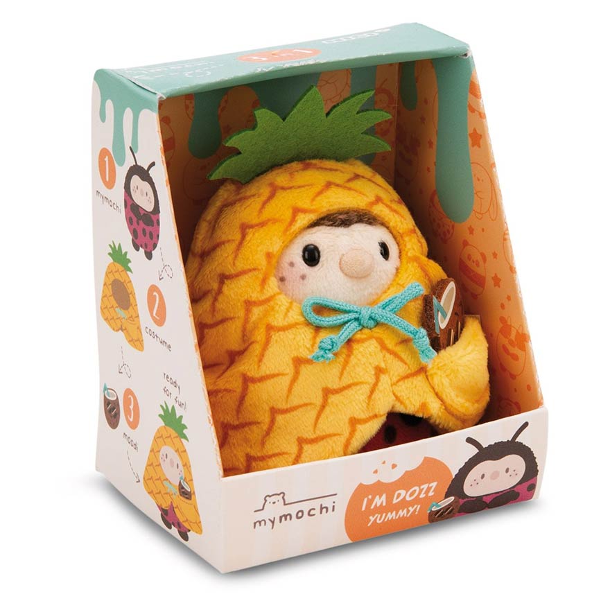 NICI mymochi Dozz Ladybird with Coconut and Pineapple Costume ...