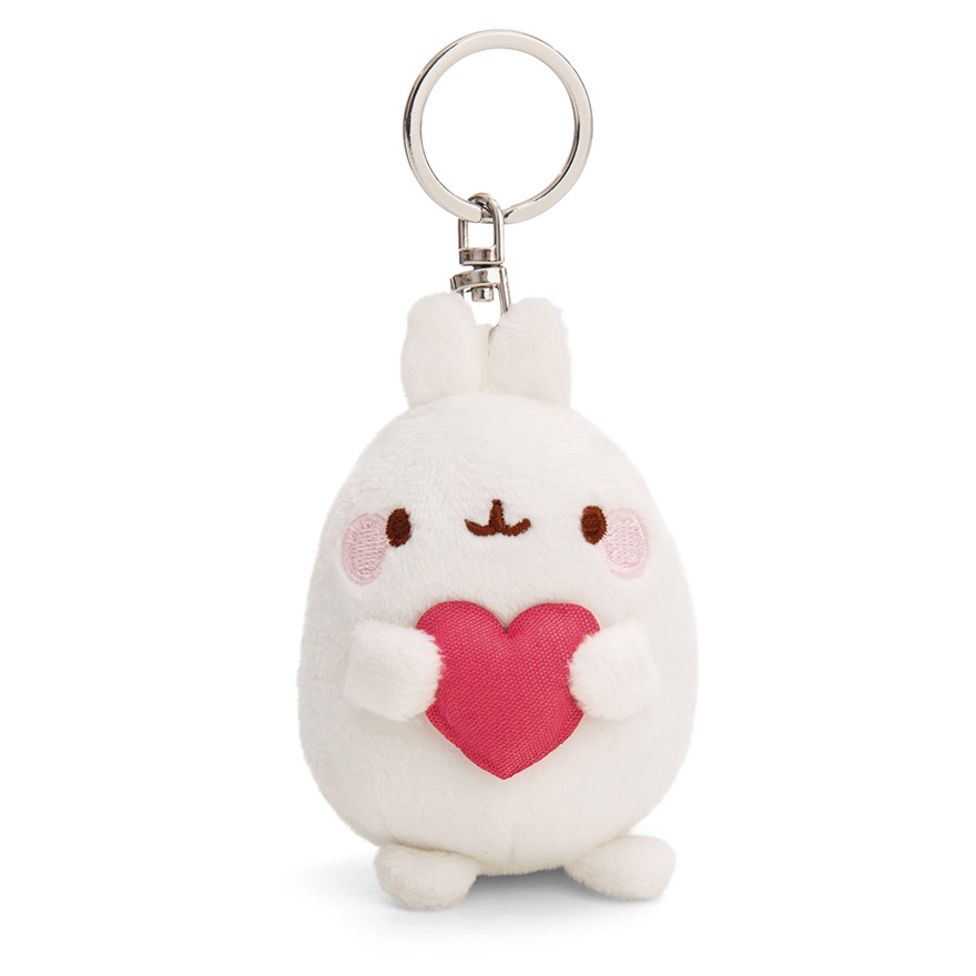 NICI MOLANG with Heart Keyring | plushpaws.co.uk