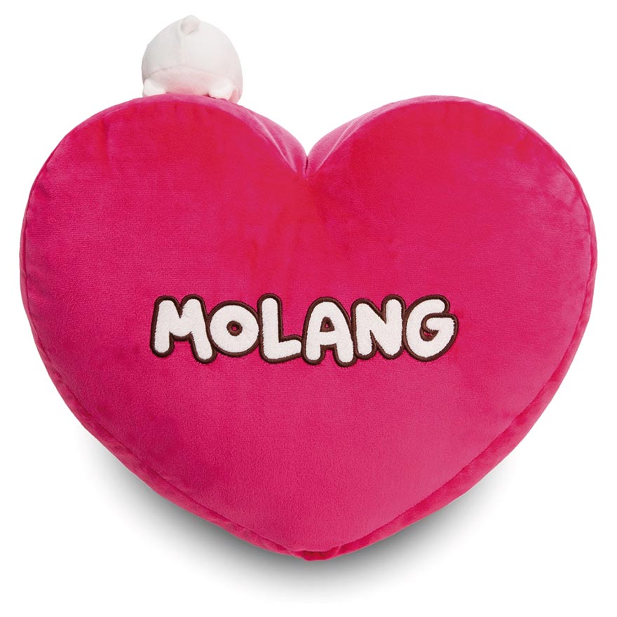 NICI MOLANG Heart Cushion | plushpaws.co.uk