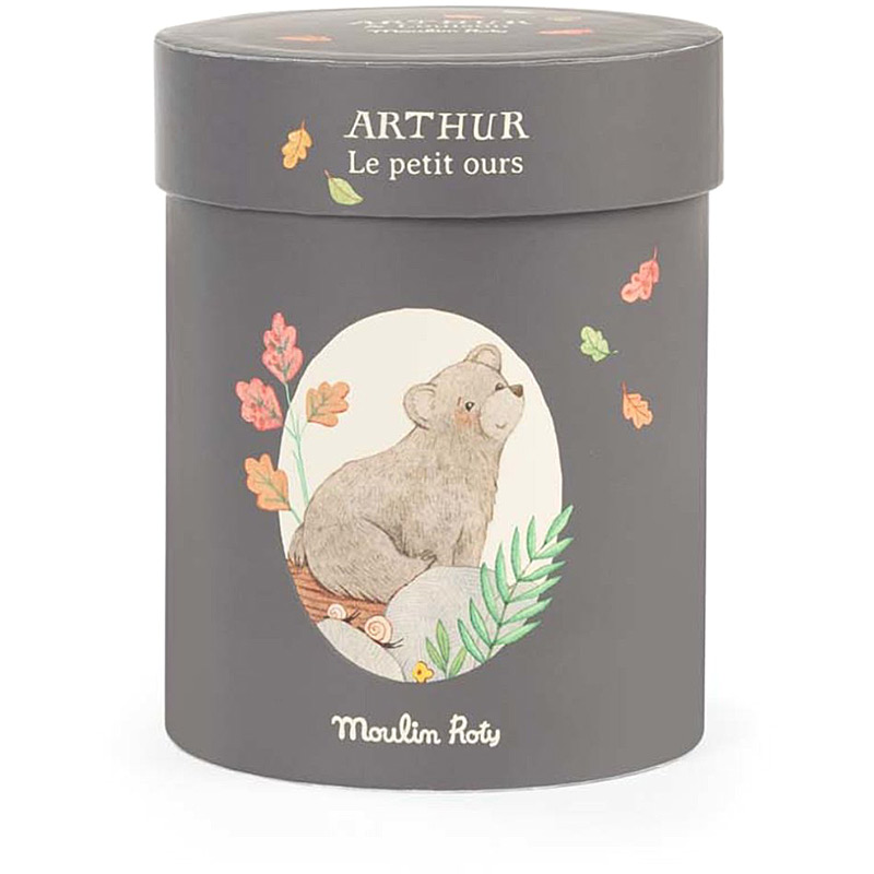 Moulin Roty Arthur Brown Bear in Gift Box | plushpaws.co.uk