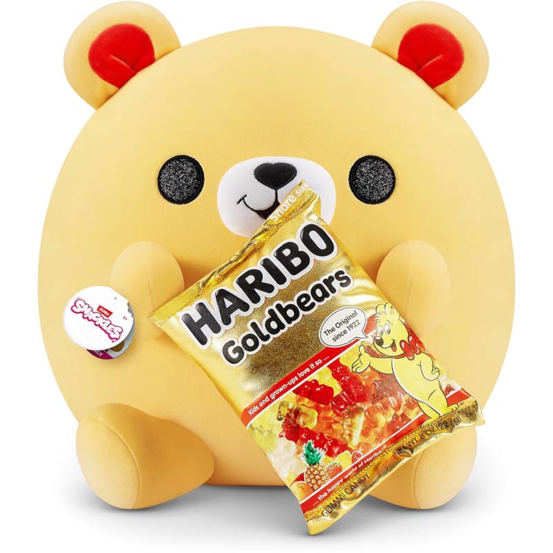 Zuru Snackles Nancy Bear with Haribo Goldbears | plushpaws.co.uk