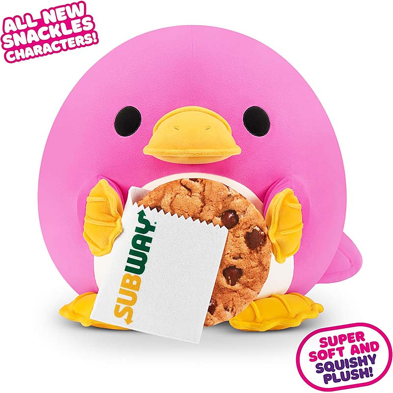 Zuru Snackles Whitney Platypus with Subway Cookie | plushpaws.co.uk