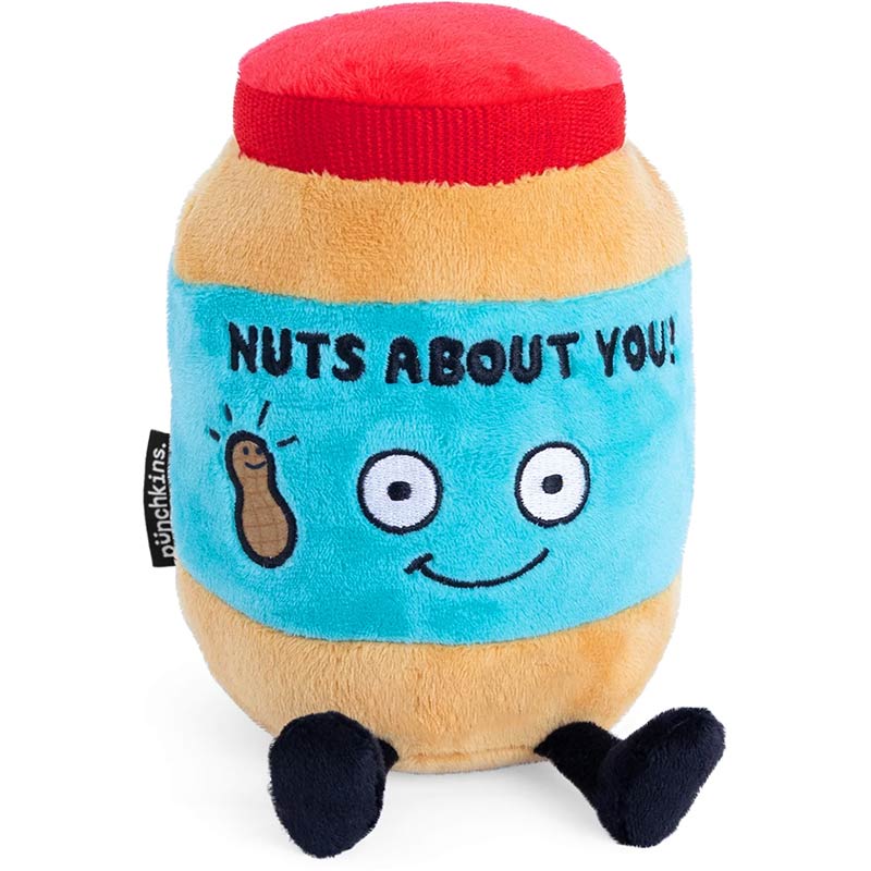 Punchkins Nuts About You Peanut Butter Jar | plushpaws.co.uk