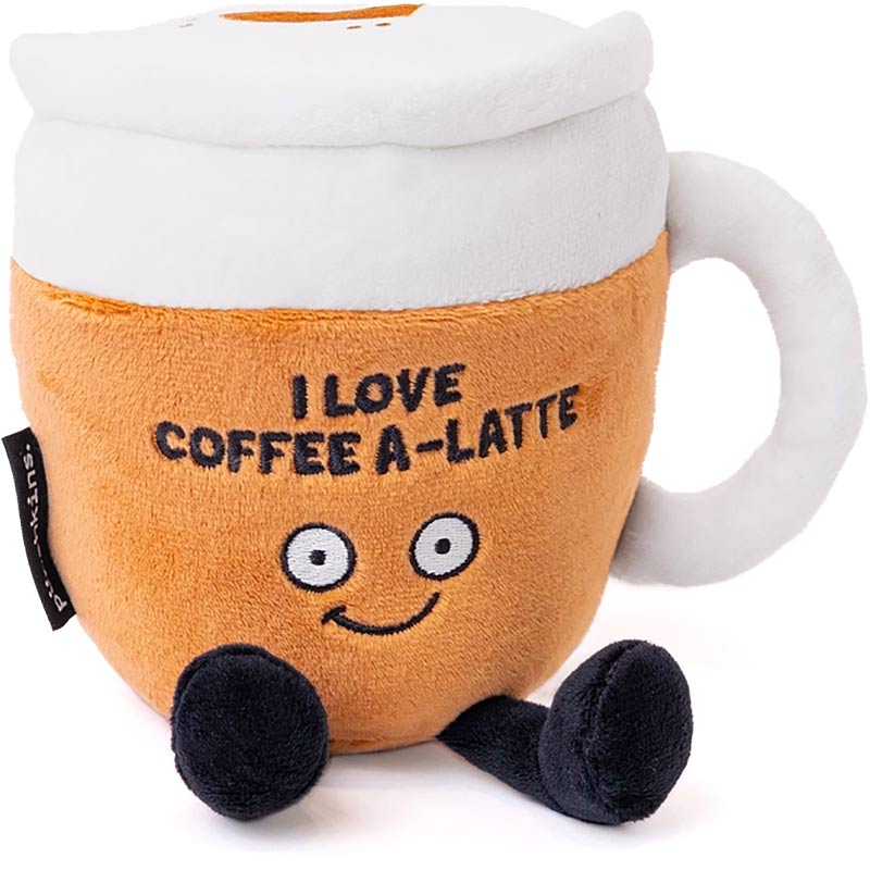Punchkins I Love Coffee A-Latte Coffee Cup | plushpaws.co.uk