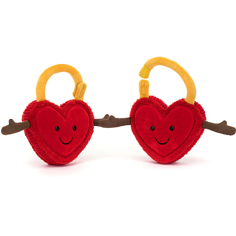 Jellycat Amuseables Val & Tina Love Locks | plushpaws.co.uk