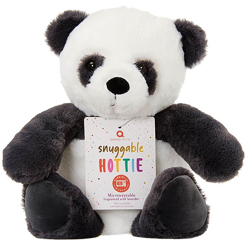 Aroma Home Snuggable Panda Microwavable Hottie | plushpaws.co.uk