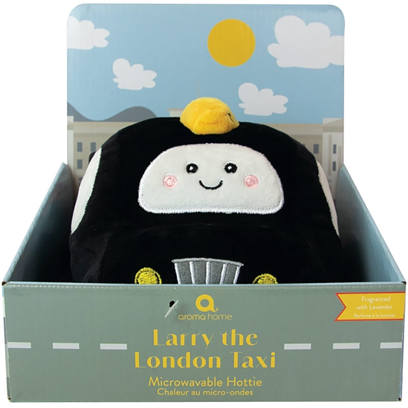 Aroma Home Snuggable Larry London Taxi Microwavable Hottie | plushpaws ...