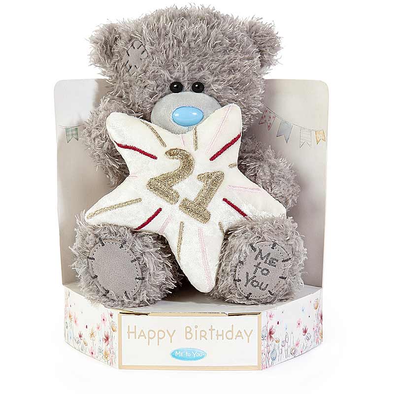 Me to You Happy 21st Birthday Teddy Bear | plushpaws.co.uk