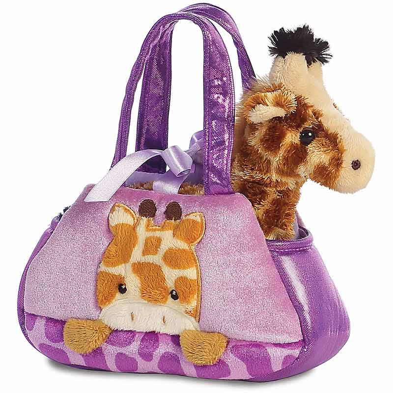 Aurora World Fancy Pals Peek-a-Boo Giraffe Handbag | plushpaws.co.uk