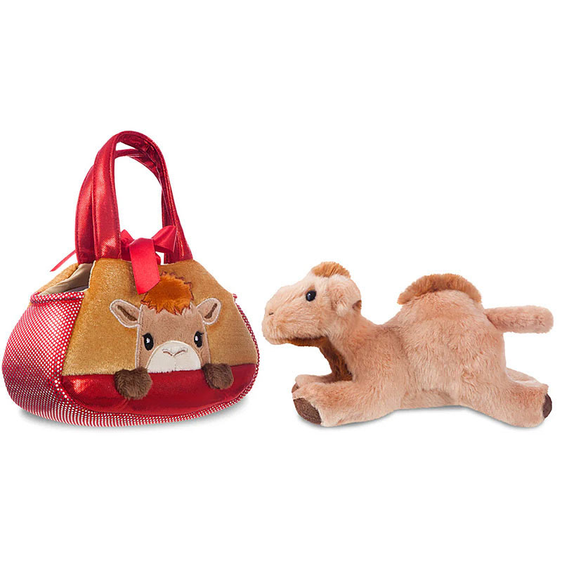 Aurora World Fancy Pals Peek-a-Boo Camel Handbag | plushpaws.co.uk