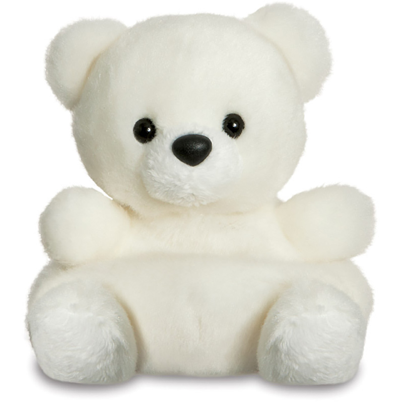 Aurora World Palm Pals Snowy Polar Bear | plushpaws.co.uk