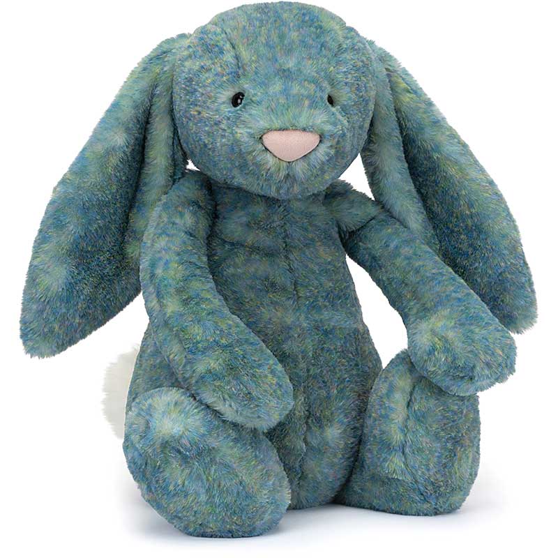 Jellycat Bashful Luxe Azure Bunny | plushpaws.co.uk