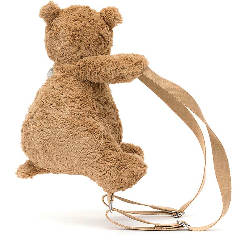 Jellycat Bartholomew Bear Backpack | plushpaws.co.uk