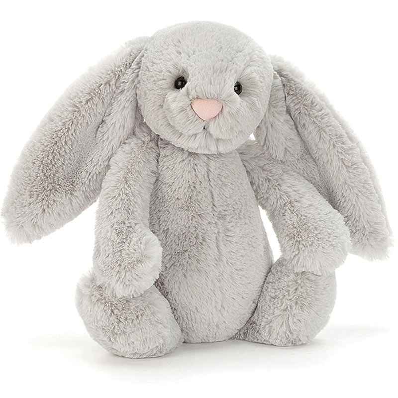 Jellycat Bashful Silver Bunny | plushpaws.co.uk