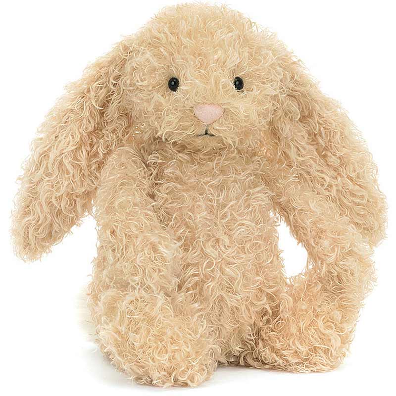 Jellycat Bashful Luxe Curly Bunny | plushpaws.co.uk