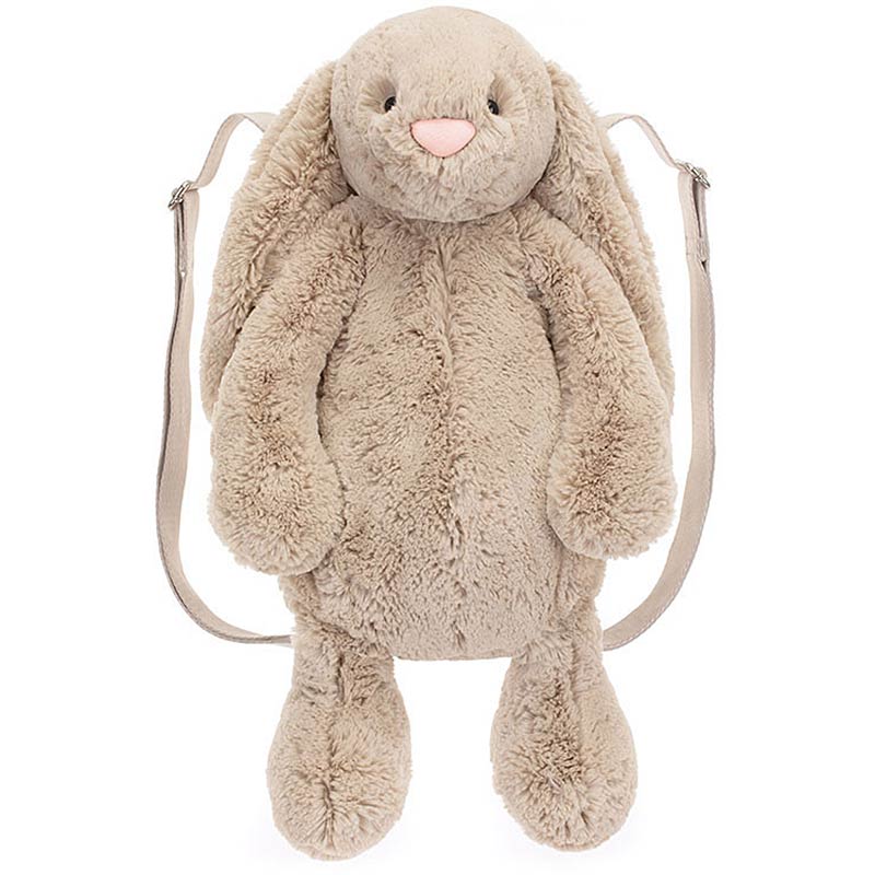Jellycat Bashful Beige Bunny Backpack | Plushpaws
