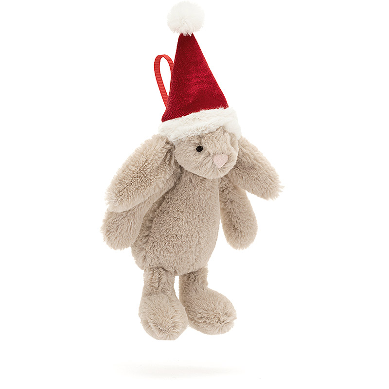 Jellycat Bashful Christmas Bunny Tree Decoration | plushpaws.co.uk