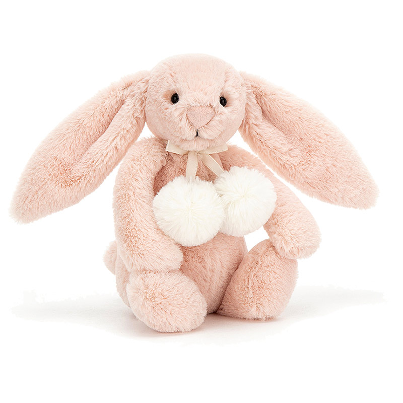 Jellycat Bashful Blush Snow Bunny | plushpaws.co.uk