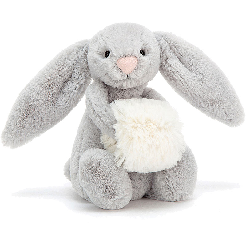 Jellycat Bashful Silver Snow Bunny | plushpaws.co.uk