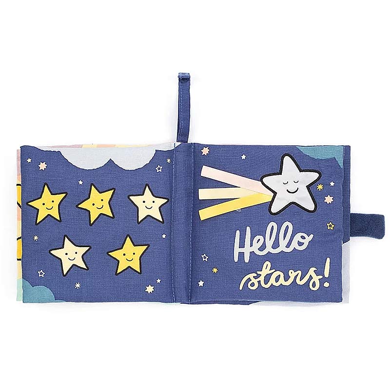 Baby Jellycat Hello Moon Fabric Book | Plushpaws