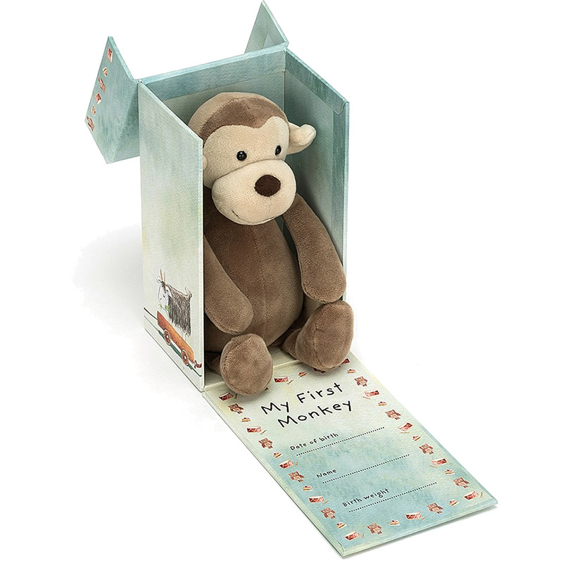 Little Jellycat My First Monkey | plushpaws.co.uk