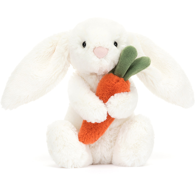 Jellycat Bashful Carrot Bunny | plushpaws.co.uk