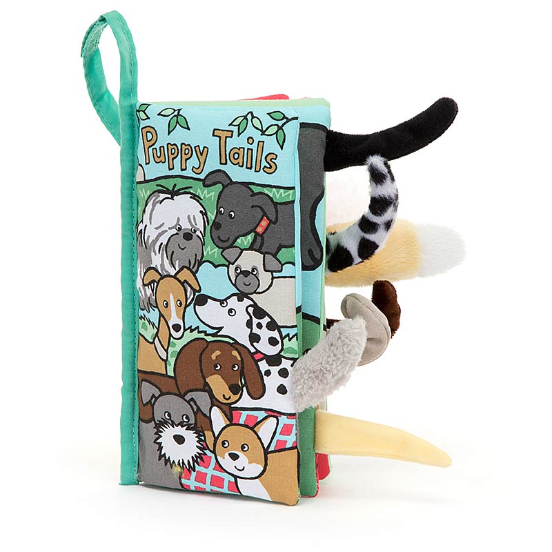 Jellycat Puppy Tails Book | plushpaws.co.uk