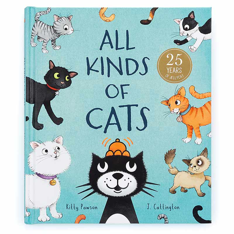 Jellycat All Kinds of Cats Book | plushpaws.co.uk