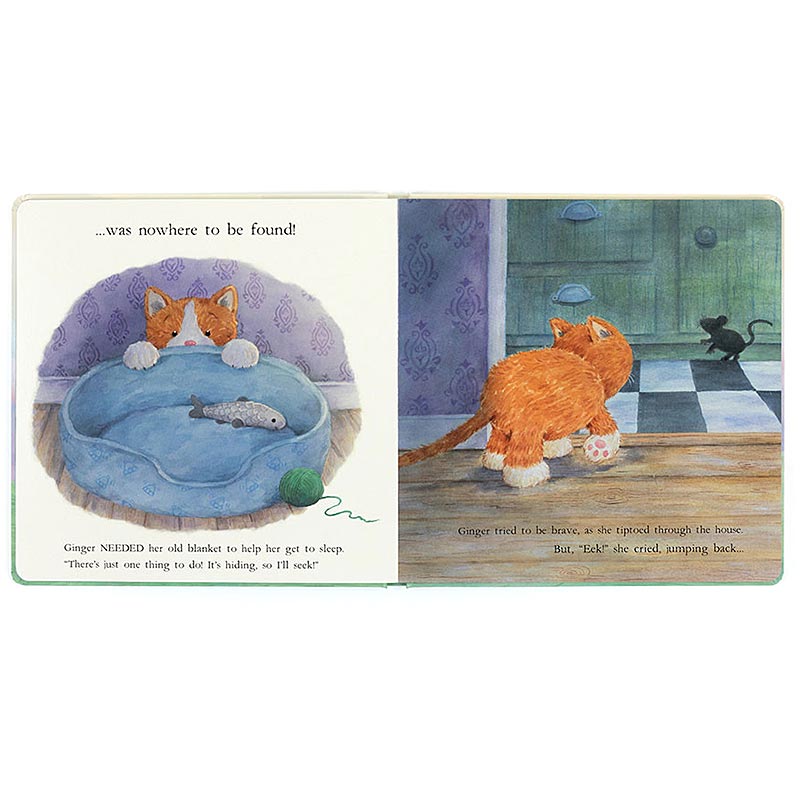 Jellycat Ginger, the Courageous Kitten Book | plushpaws.co.uk