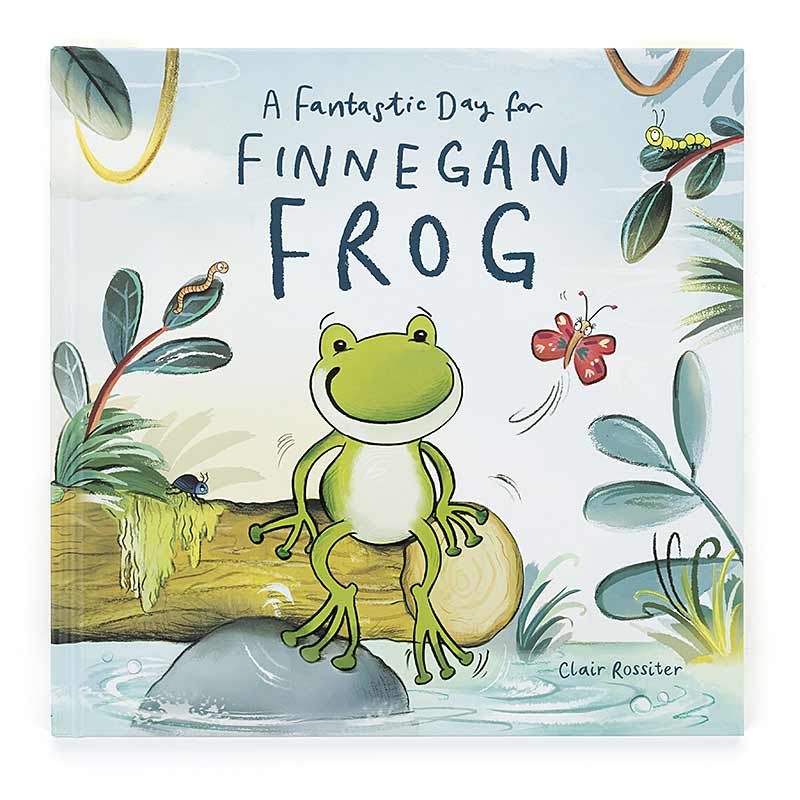 Jellycat A Fantastic Day for Finnegan Frog Book | plushpaws.co.uk