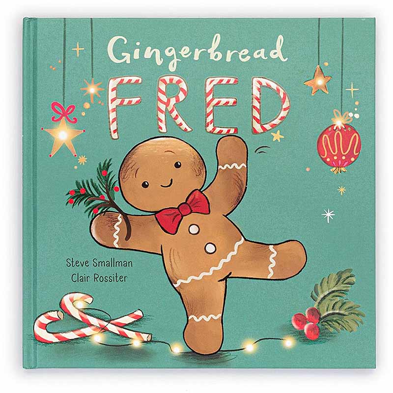 Jellycat Gingerbread Fred Book | plushpaws.co.uk