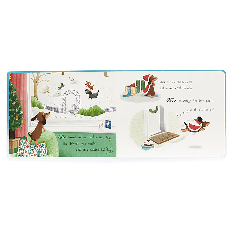 Jellycat Otto's Snowy Christmas Book | plushpaws.co.uk