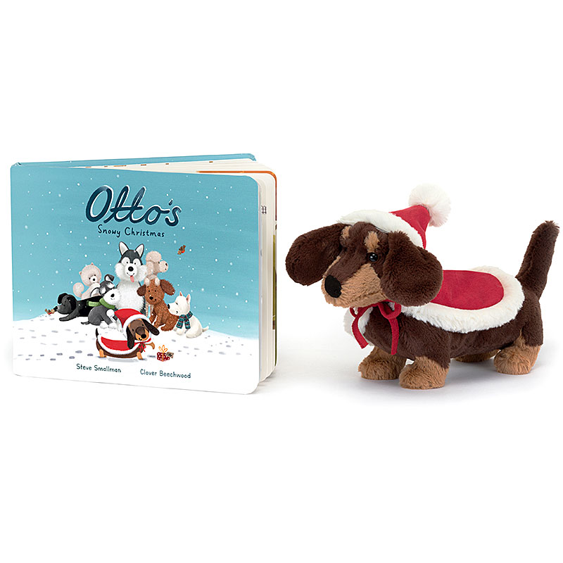 Jellycat Otto's Snowy Christmas Book | plushpaws.co.uk